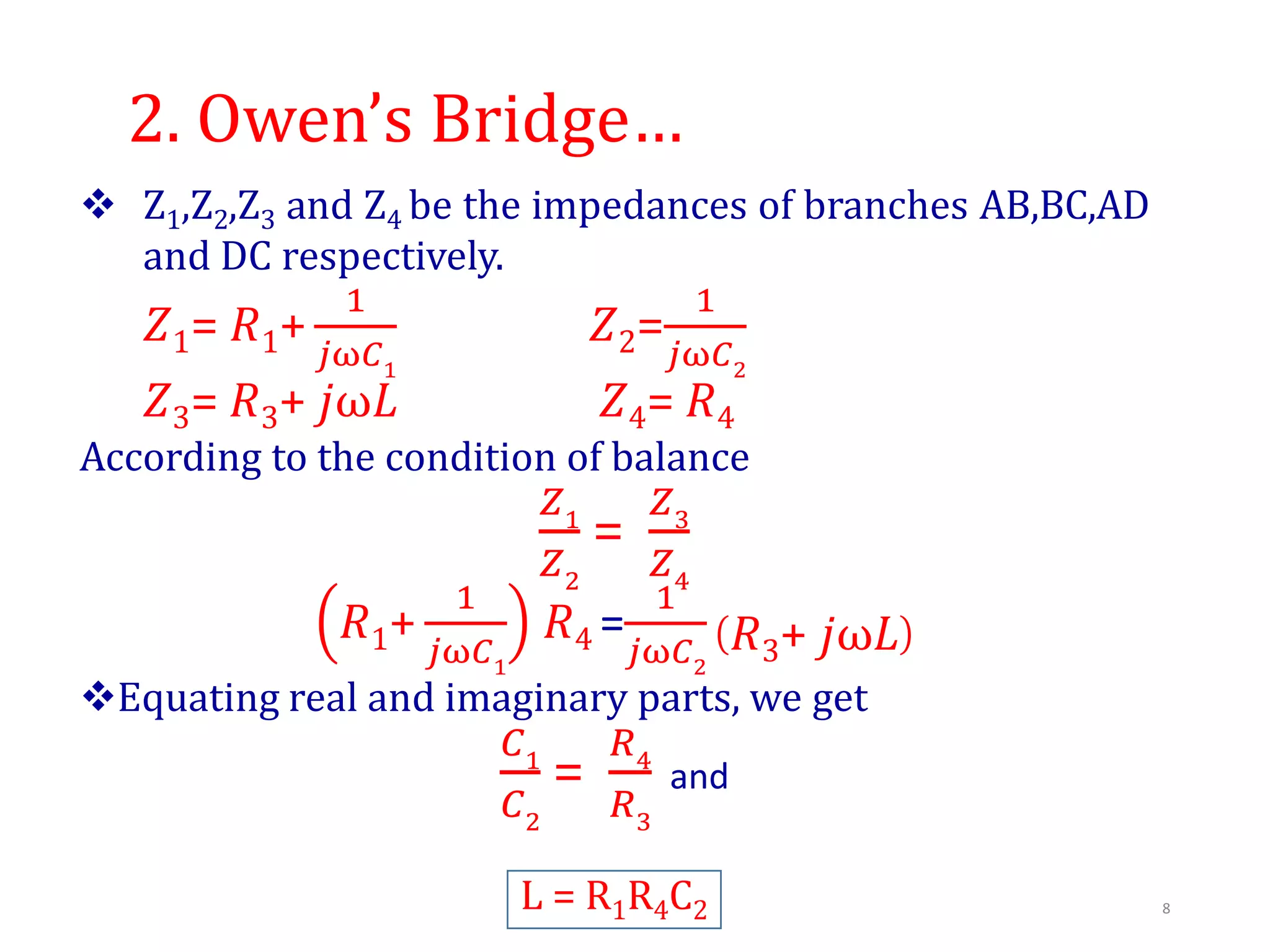 AC bridges | PDF