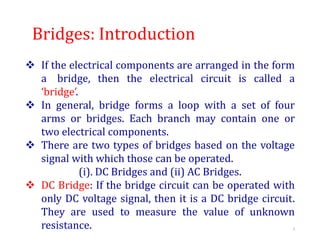 AC bridges | PPT