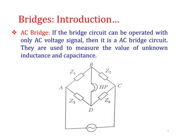 AC bridges | PPT