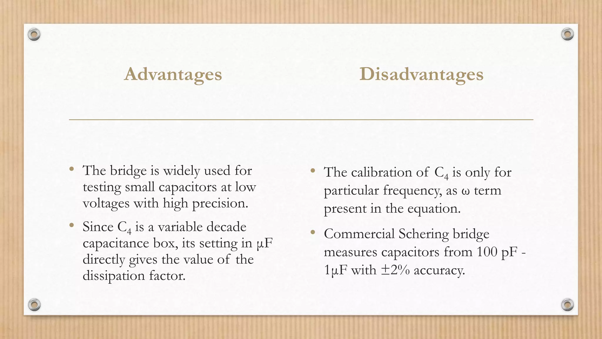 Presentation on "AC BRIDGES" | PPTX