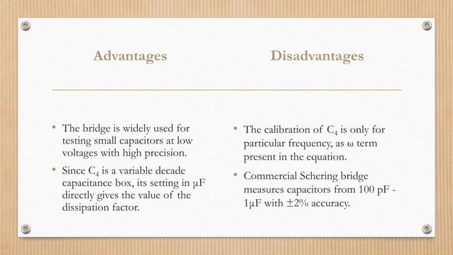Presentation on "AC BRIDGES" | PPTX