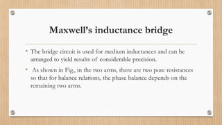 Presentation on "AC BRIDGES" | PPTX