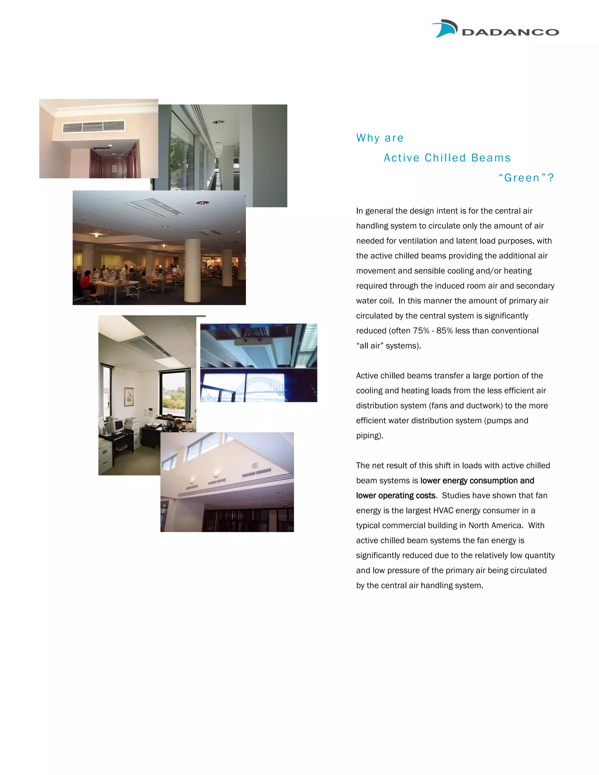 DADANCO ACTIVE CHILLED BEAMS | PDF