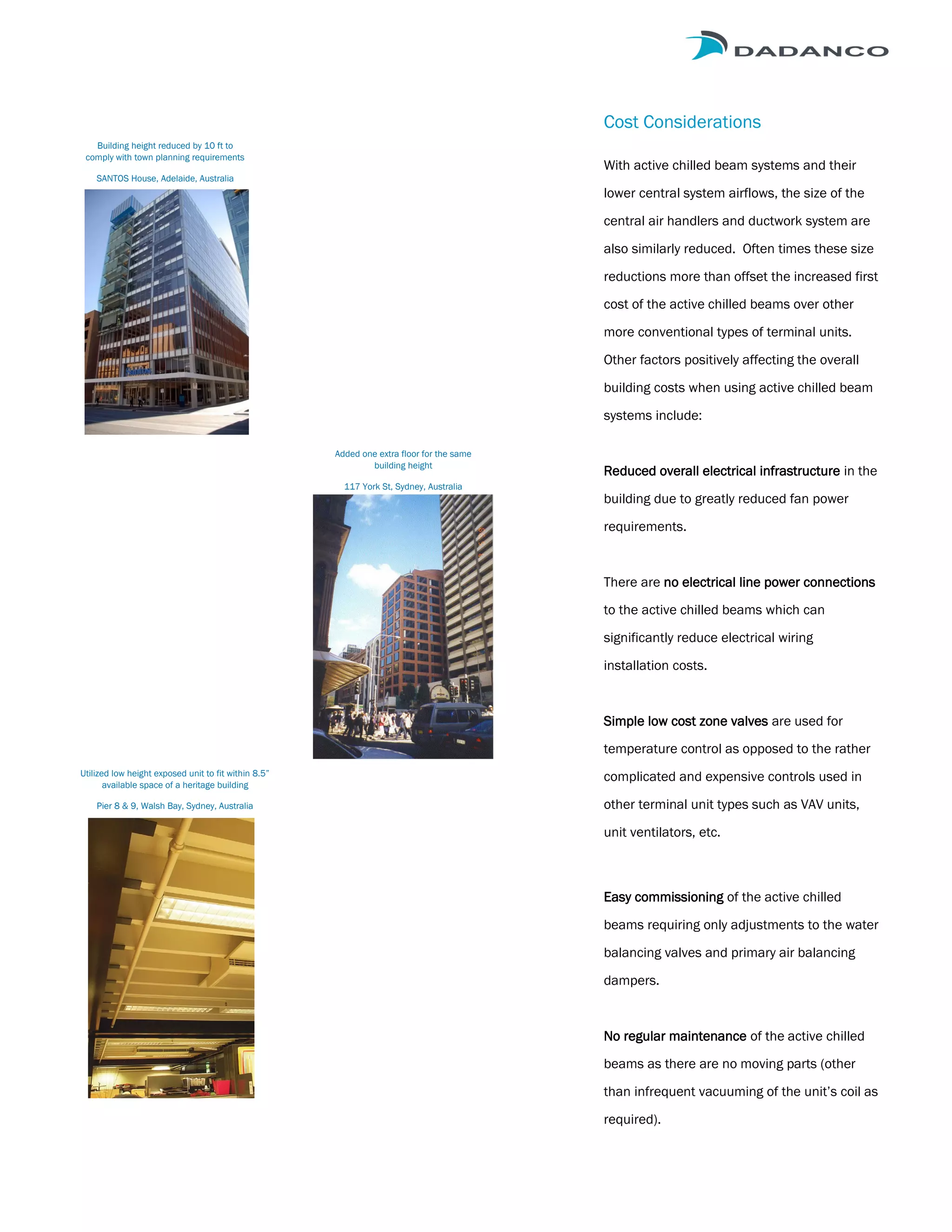 DADANCO ACTIVE CHILLED BEAMS | PDF