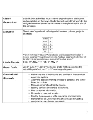 Acbsi syllabus - Wadsworth | PDF