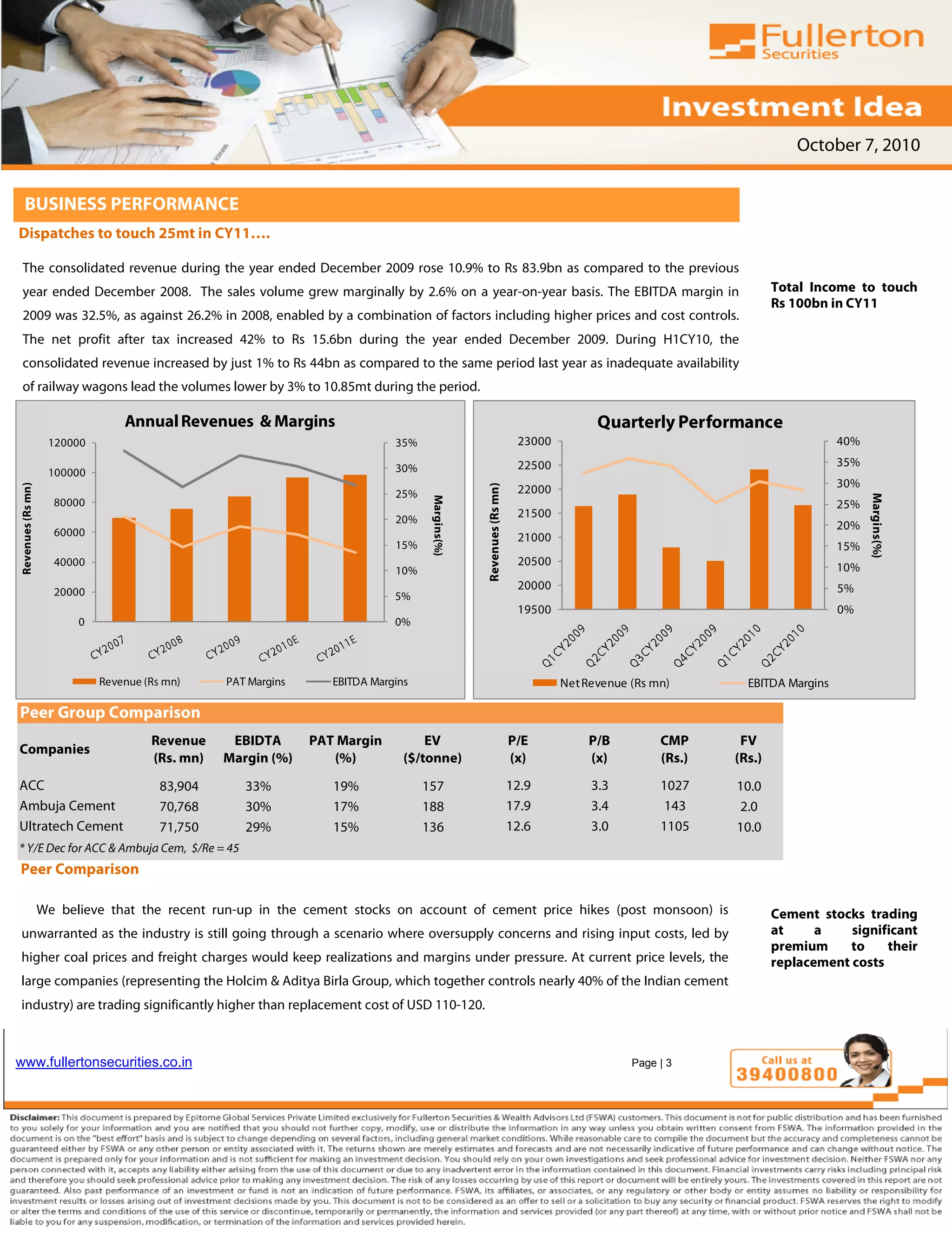 ACC LTD : SELL | PDF