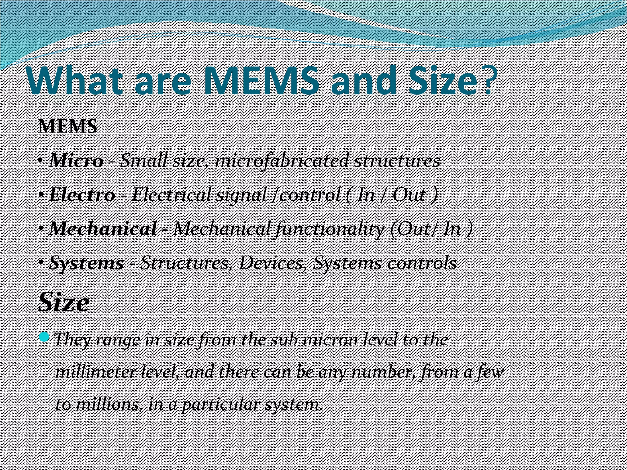 MEMS CAPACITIVE ACCELEROMETER | PPT