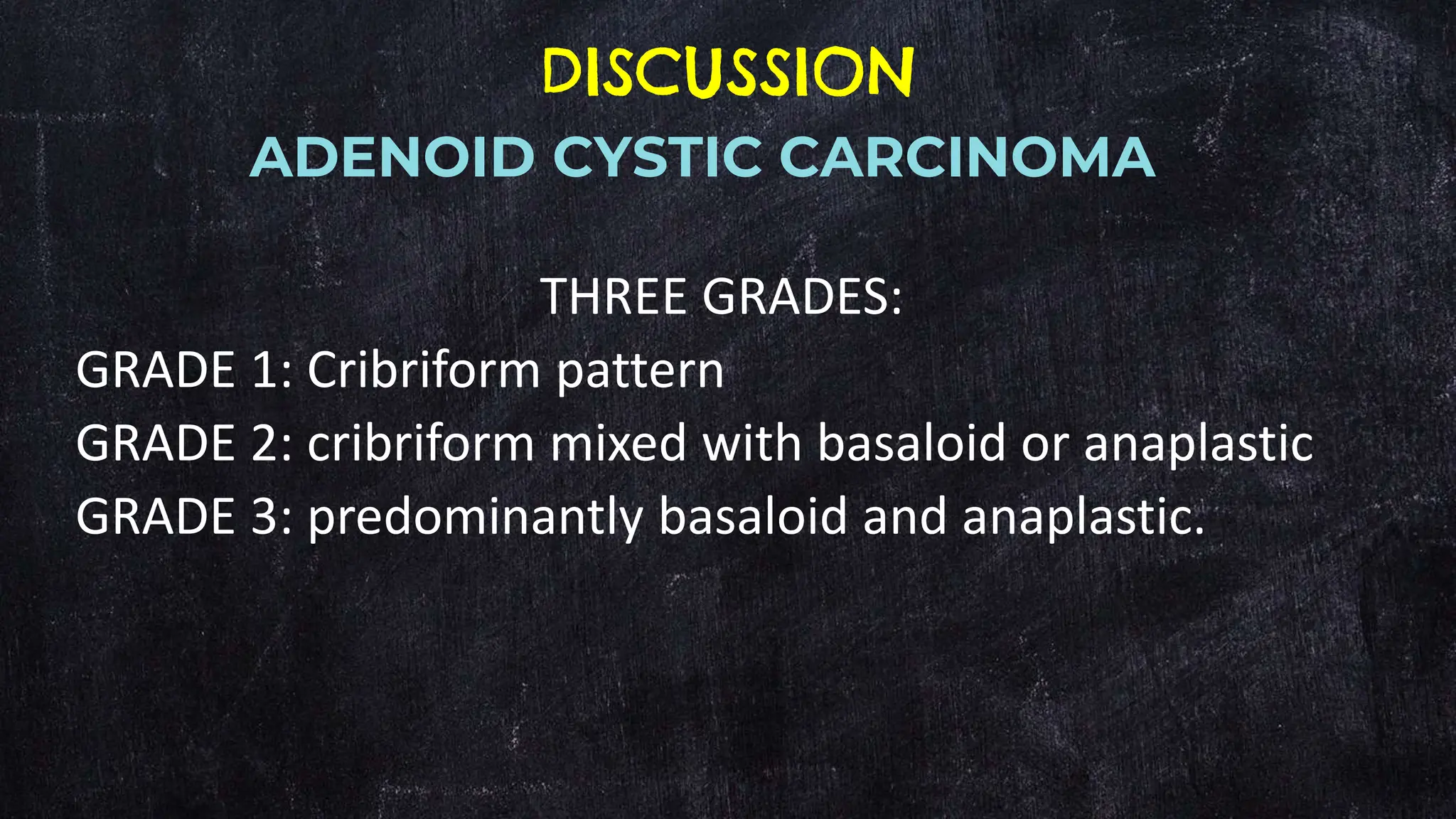 Adenoid Cystic Carcinoma of the Ethmoid Sinus | PPTX