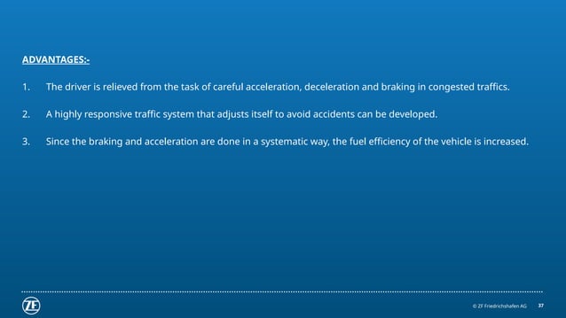 Adaptive cruise control functionality ppt | PPT