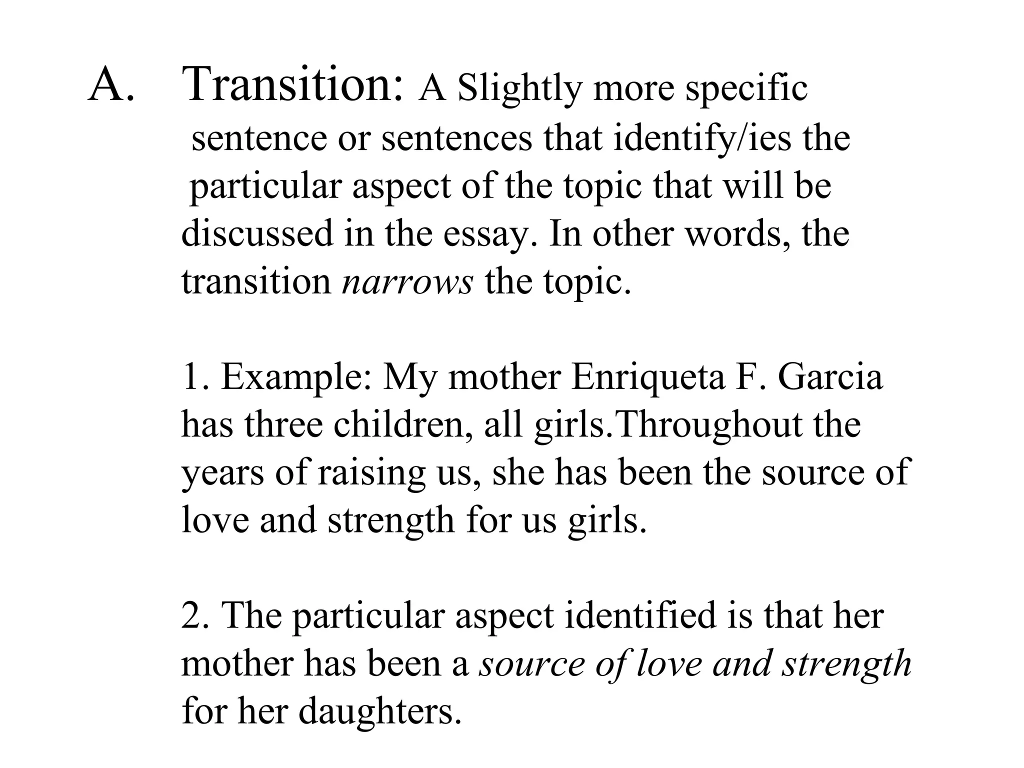 Acc the traditional five - paragraph essay | PPT