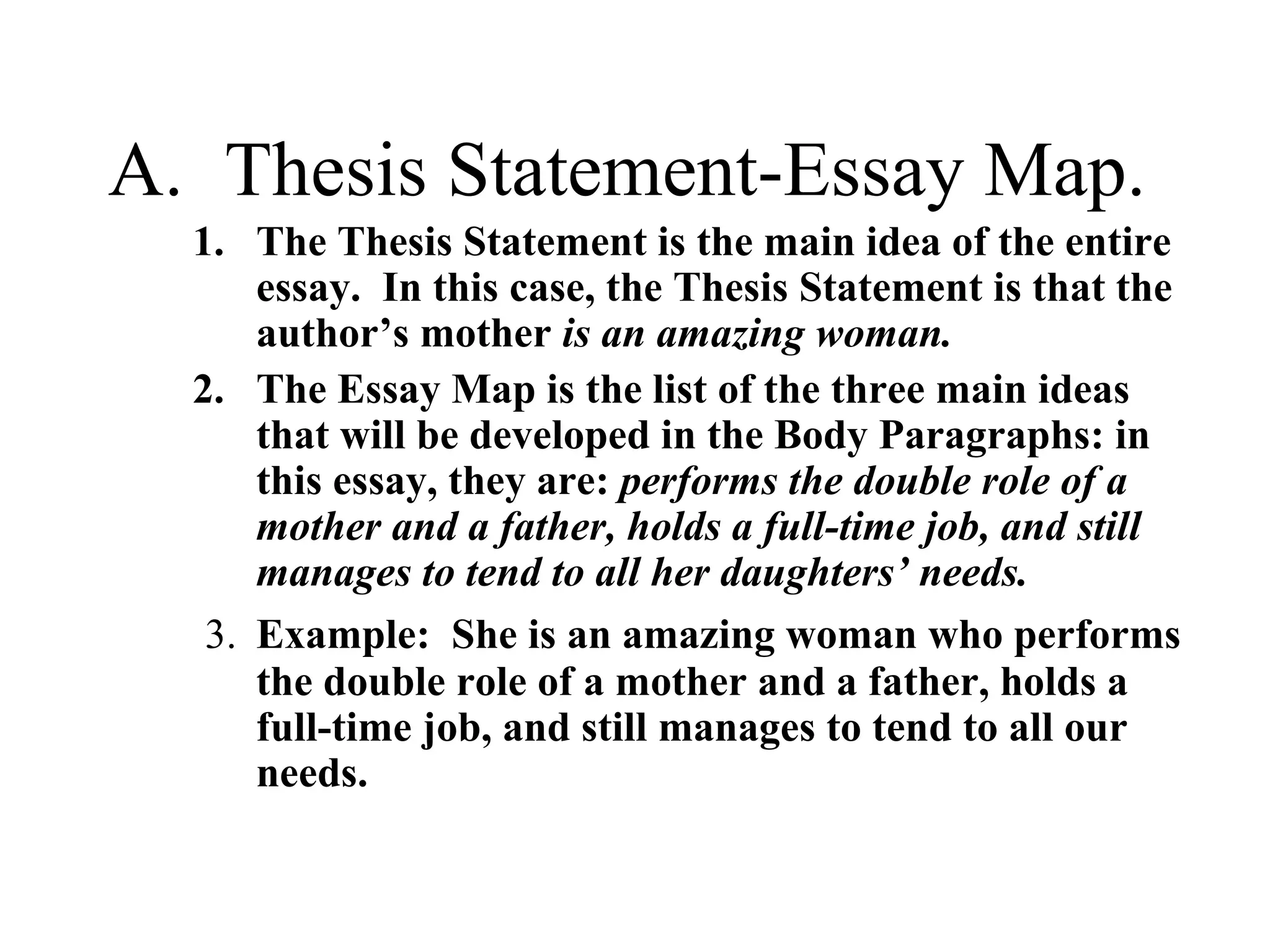 Acc the traditional five - paragraph essay | PPT