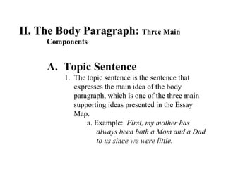 Acc the traditional five - paragraph essay | PPT