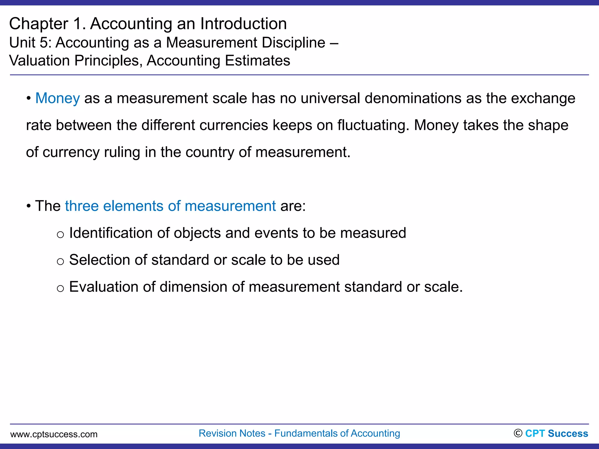 Acc0105 accounting measurement discipline | PPTX