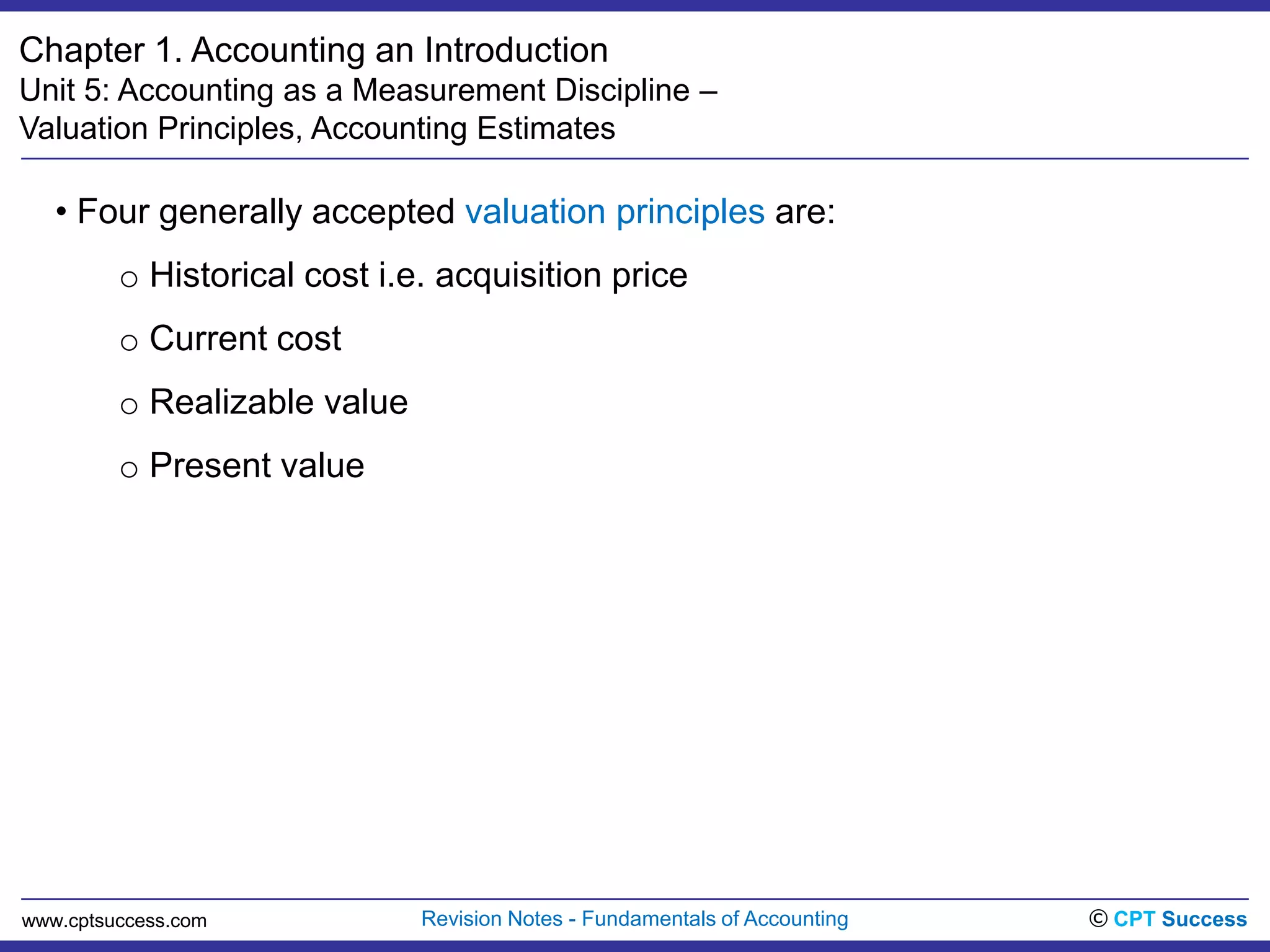 Acc0105 accounting measurement discipline | PPTX