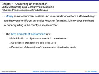 Acc0105 accounting measurement discipline | PPTX