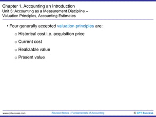 Acc0105 accounting measurement discipline | PPTX