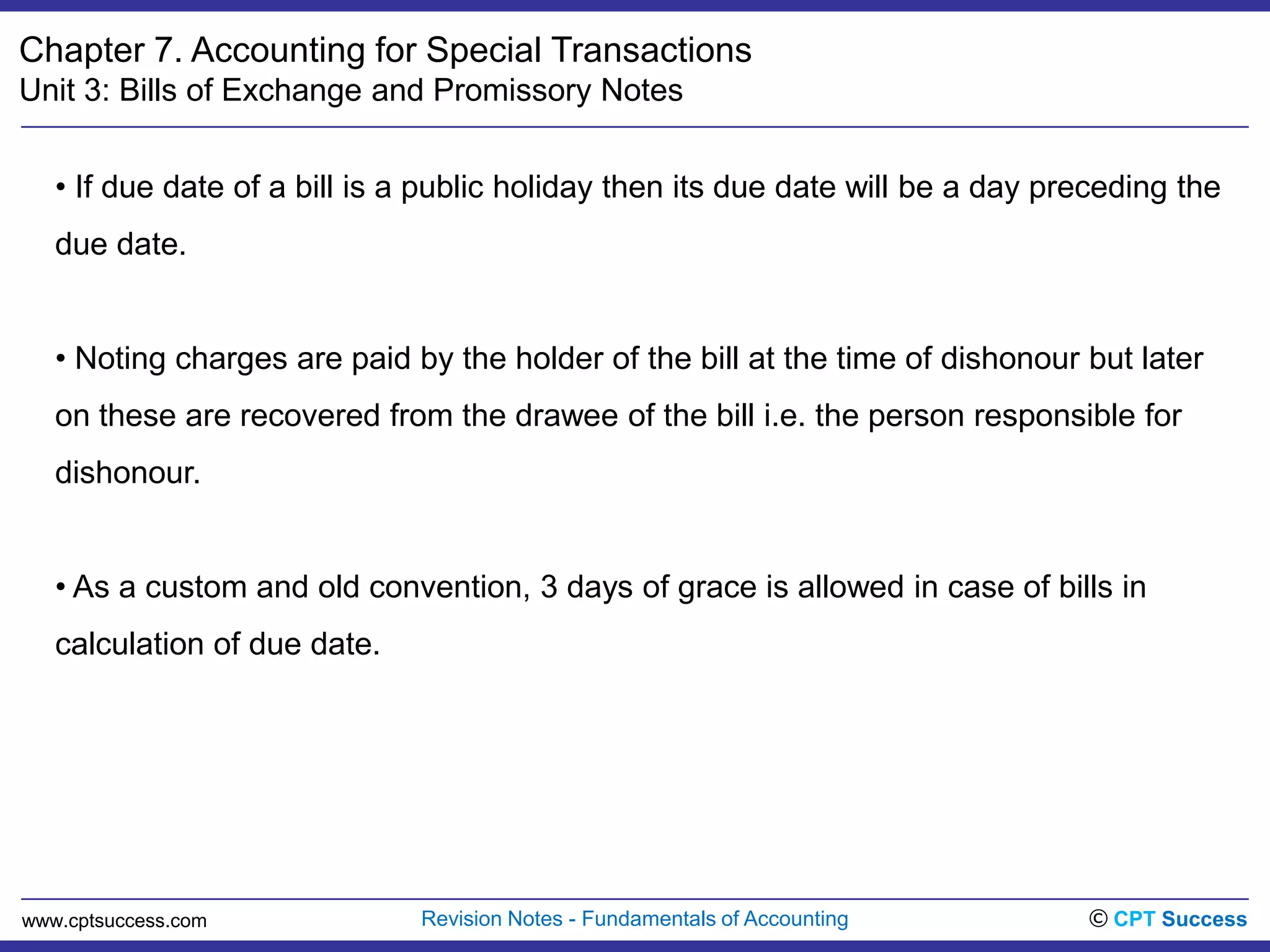 Acc0703 bills of exchange & promissory notes | PPTX