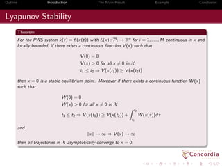 Backstepping Controller Synthesis for Piecewise Polynomial Systems: A Sum of Squares Approach | PPT