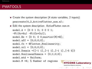 A MATLAB Toolbox for Piecewise-Affine Controller Synthesis | PDF