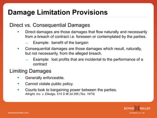ACC 2012 - Boilerplate Contract Provisions | PPTX