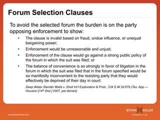 ACC 2012 - Boilerplate Contract Provisions | PPT