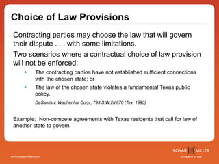 ACC 2012 - Boilerplate Contract Provisions | PPT