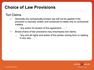 ACC 2012 - Boilerplate Contract Provisions | PPTX