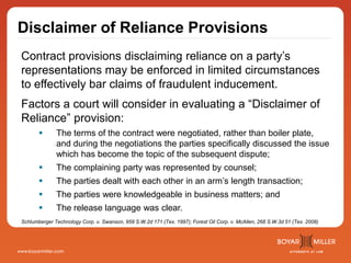 ACC 2012 - Boilerplate Contract Provisions | PPT