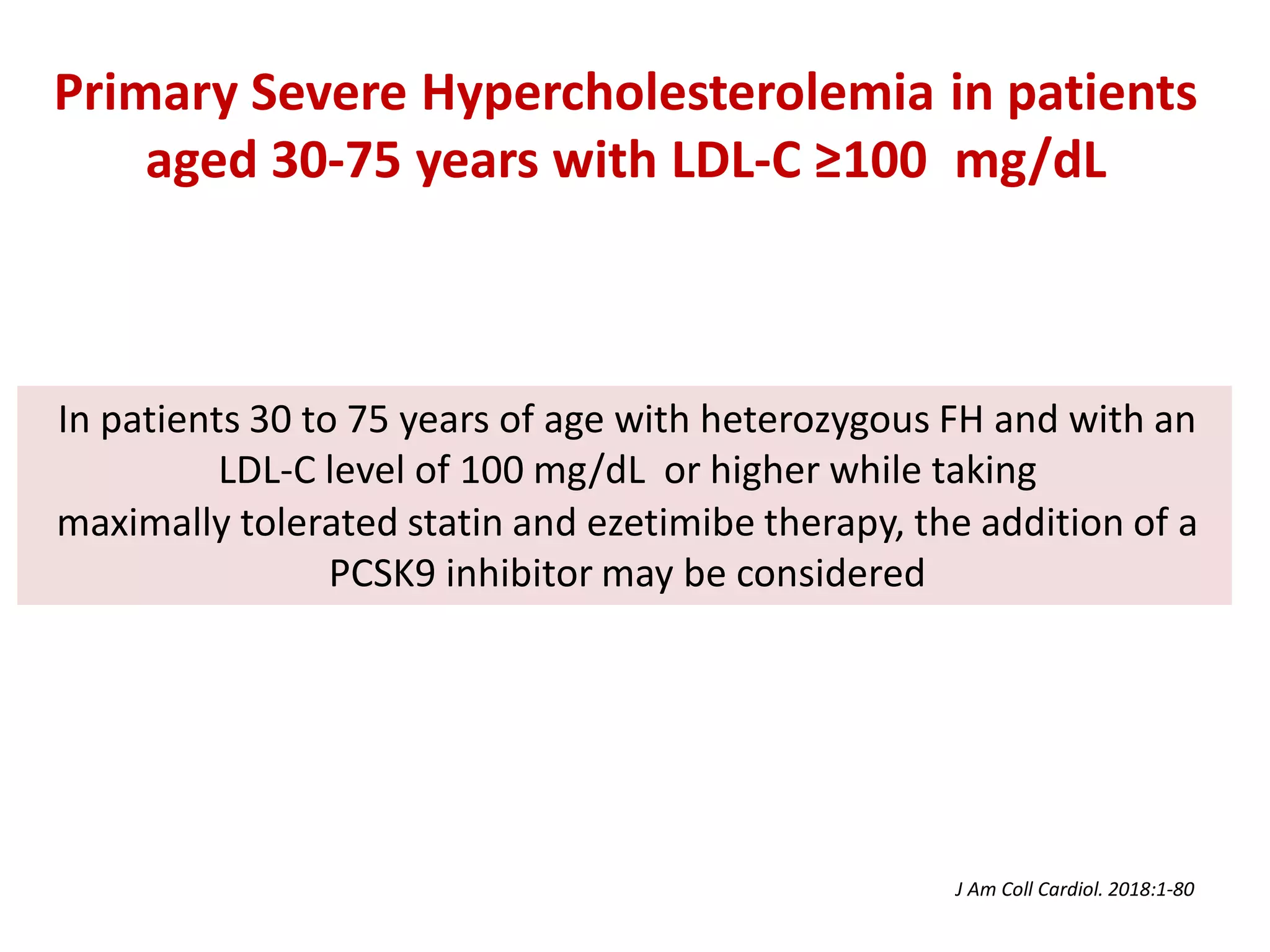 Acc 2018 guidelines on lipids | PDF