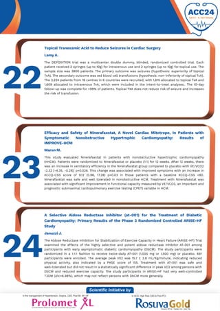 ACC 2024 Snippets. Dr Spandana, Cardiology pdf | PDF