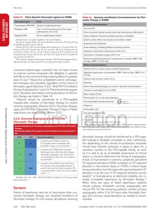 2025 ACC/AHA/ACEP/NAEMSP/SCAI Guideline for the Management of Patients ...