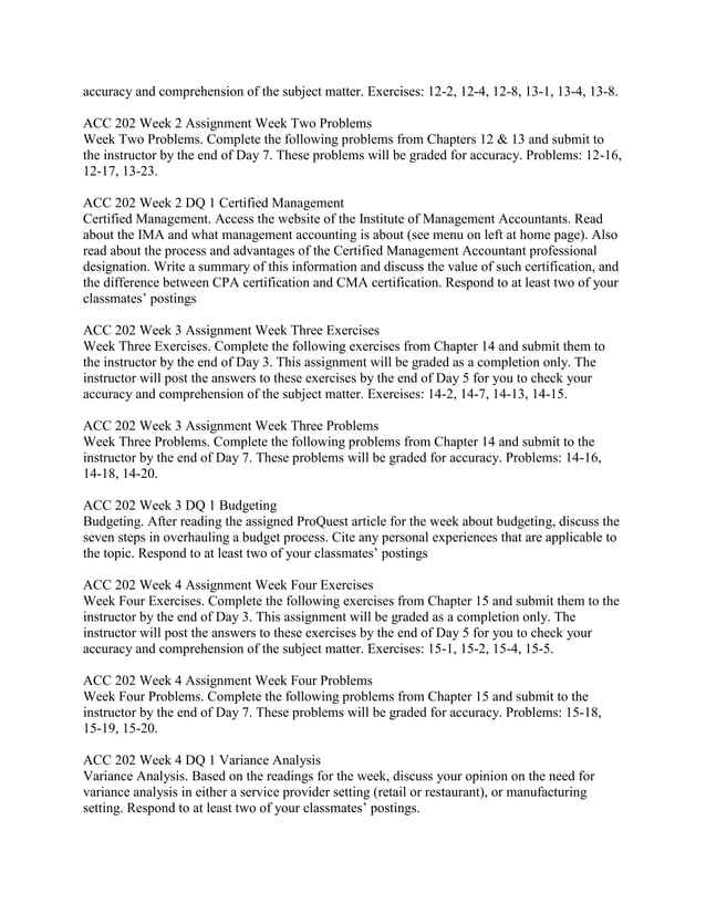 Acc 202 entire course | PDF