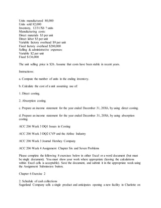 Acc 206 complete course material | DOCX