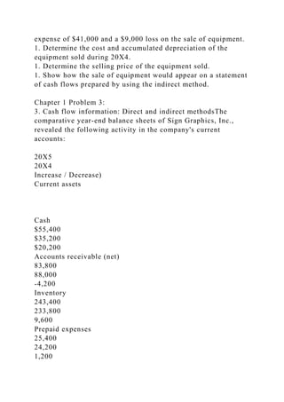 ACC 206 Week 1 Assignment Chapter One Problems Please complet.docx
