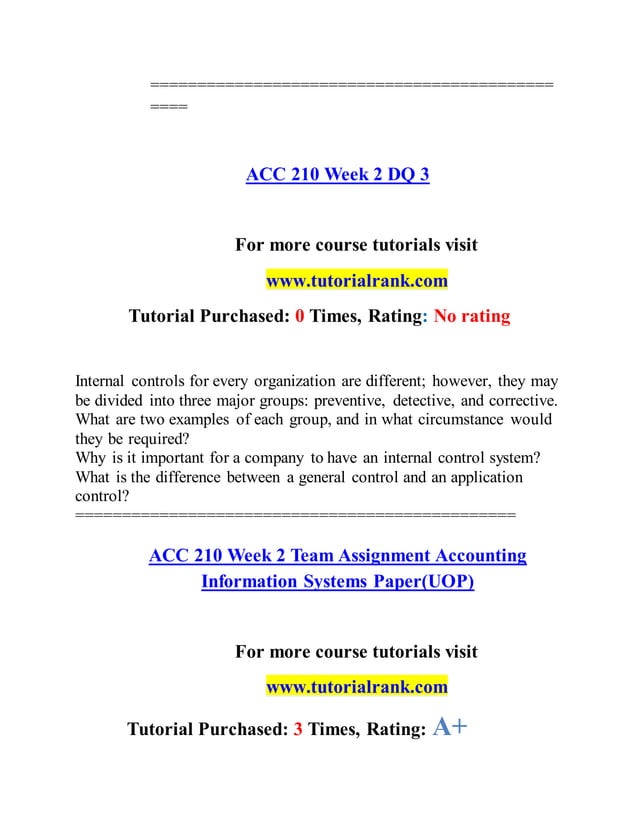 ACC 210 Effective Communication/tutorialrank.com