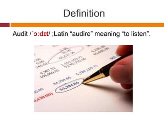 Auditing Chapter 1 | PPTX