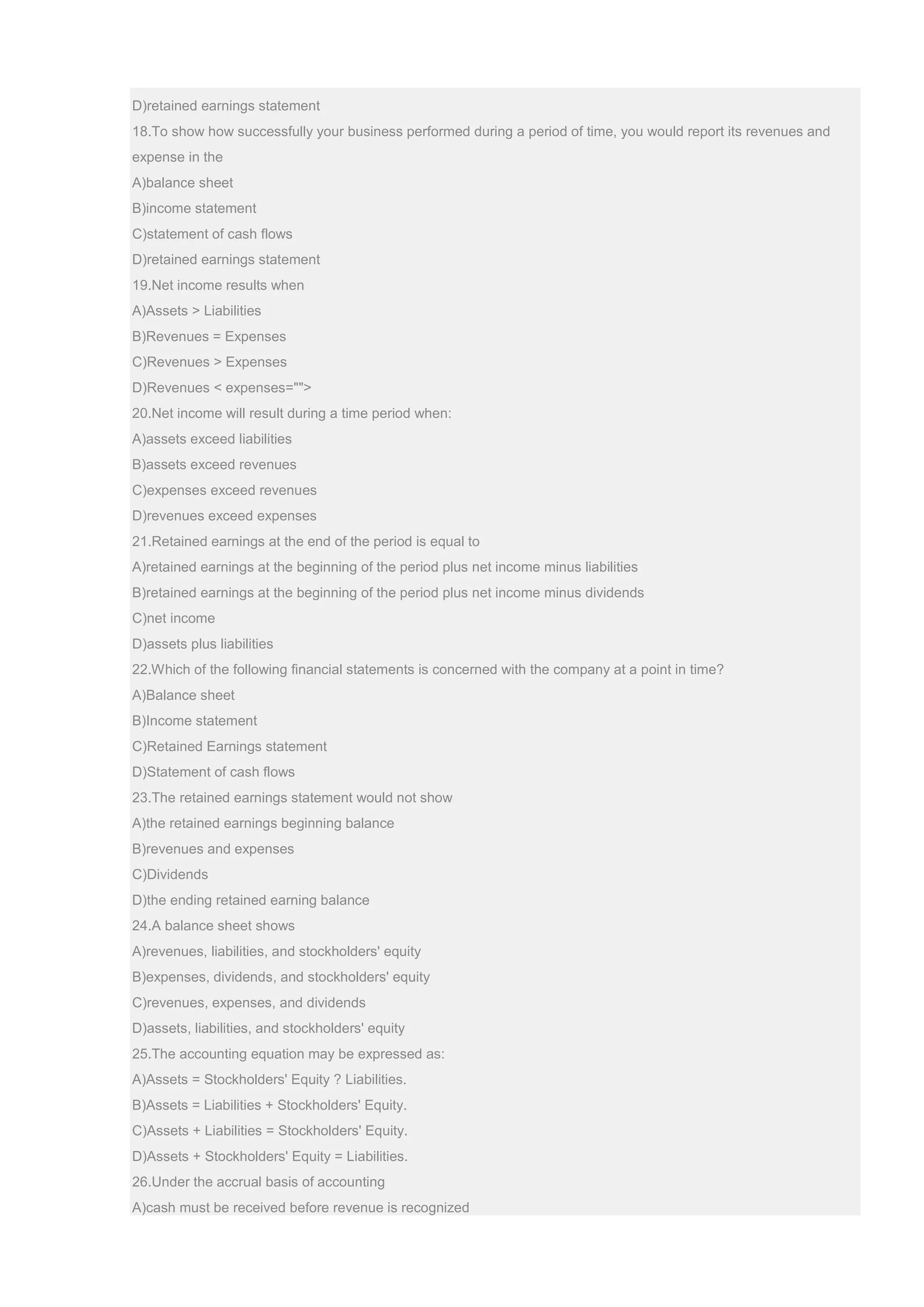 Acc 300 final exam | PDF