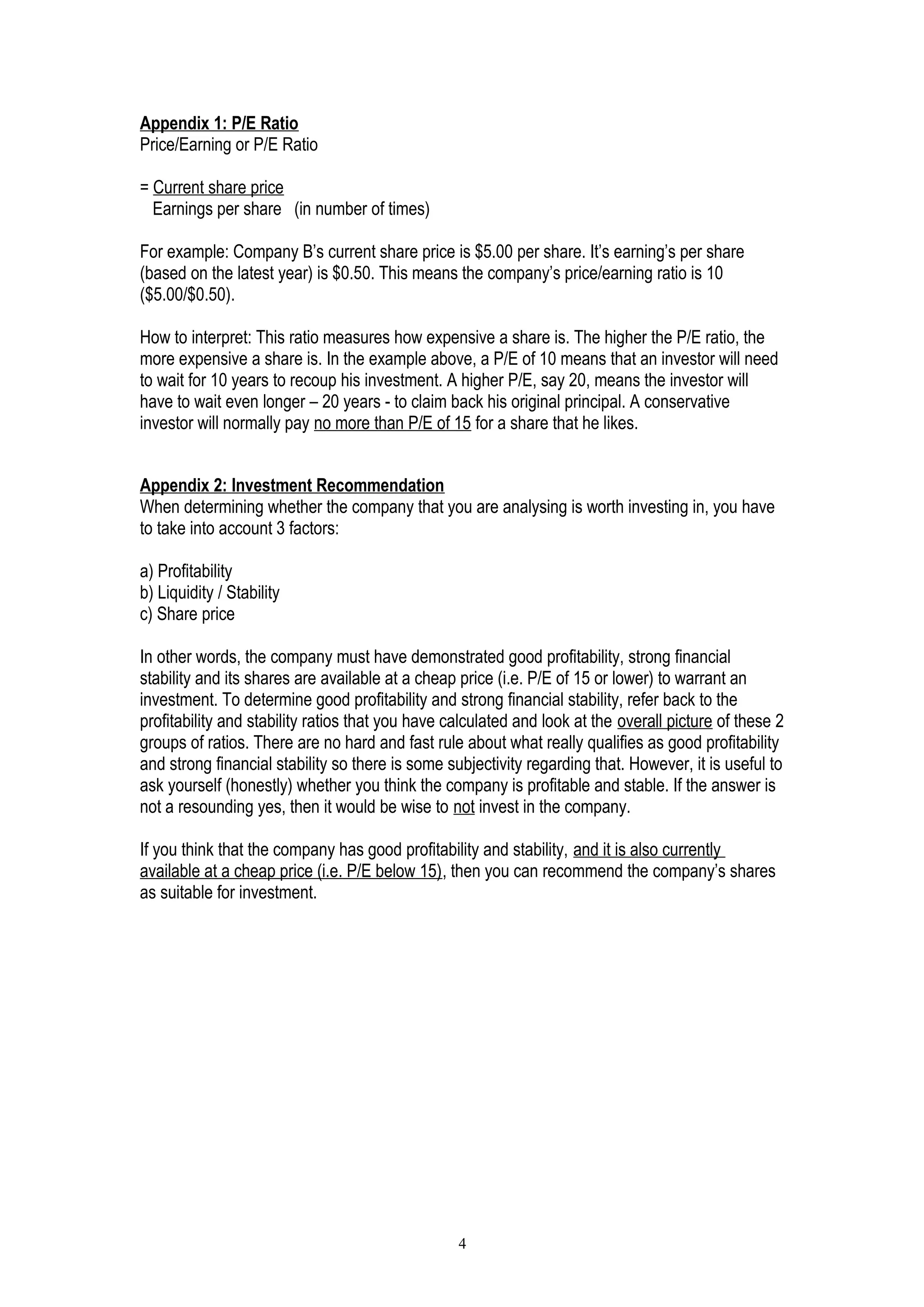 basic accounting assignment brief | PDF