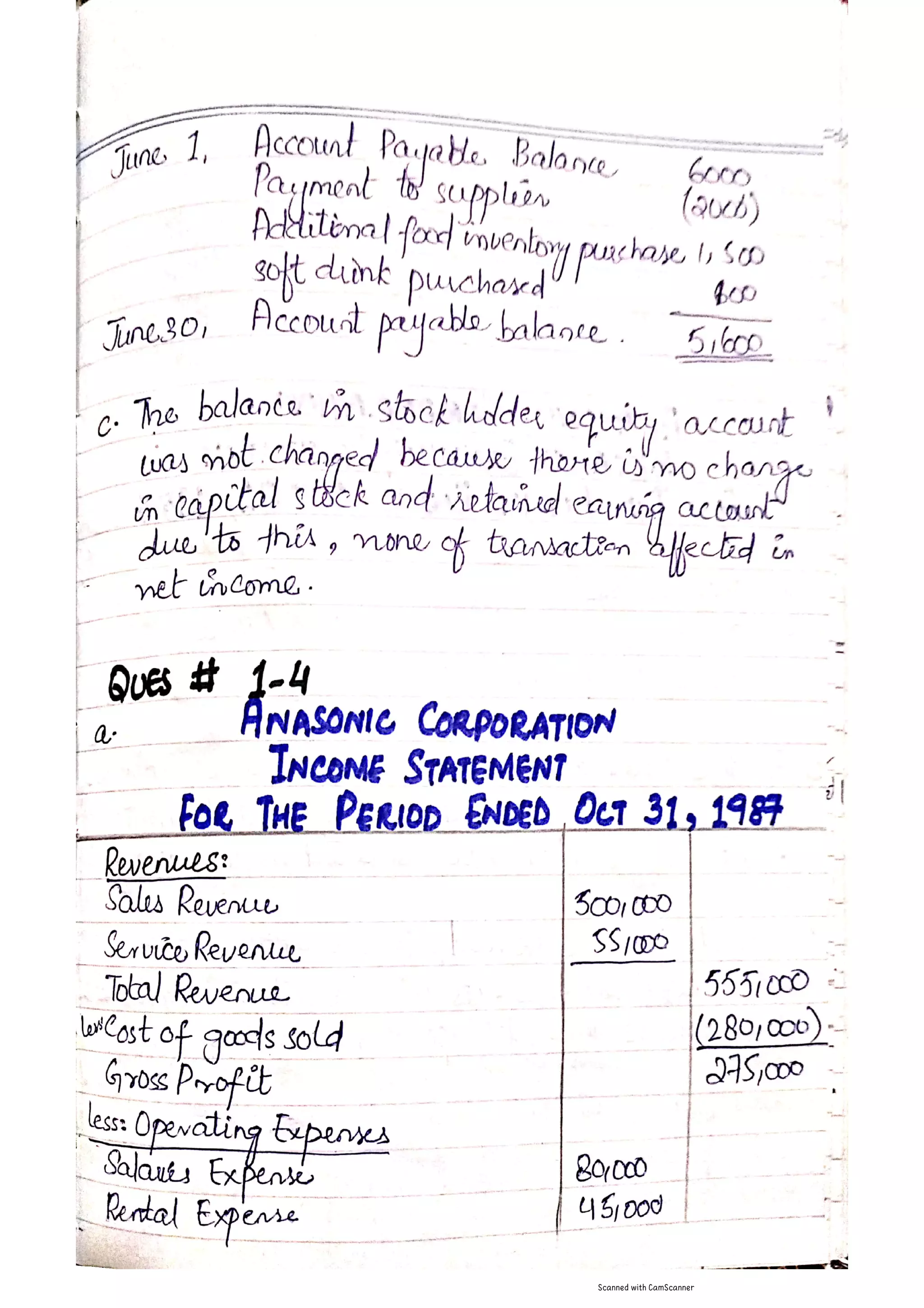 Financial Accounting Problems | PDF