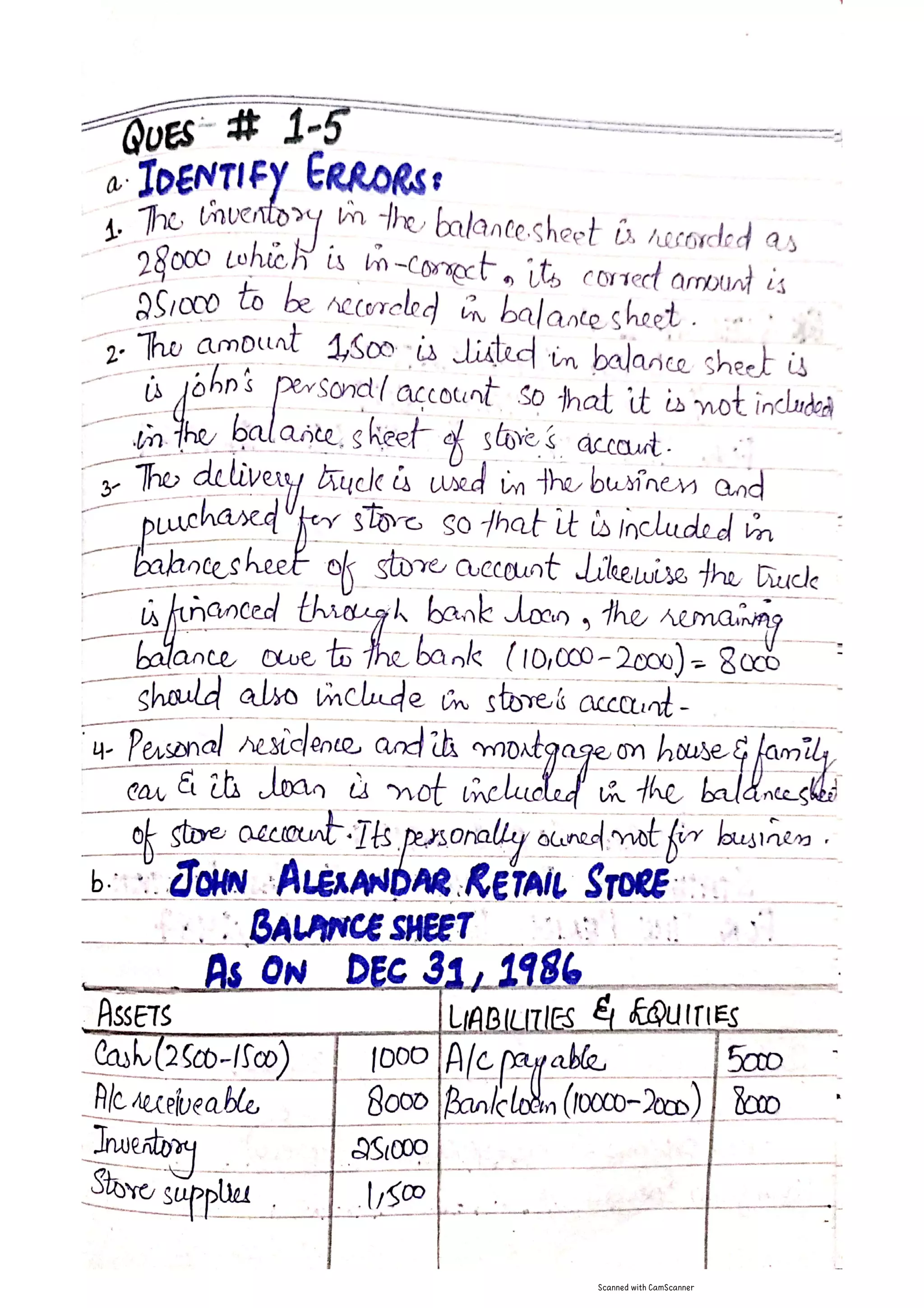 Financial Accounting Problems | PDF