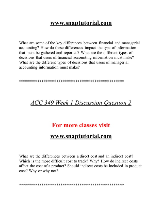 Acc 349 Effective Communication / snaptutorial.com