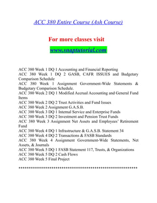 Acc 380 Effective Communication-snaptutorial.com