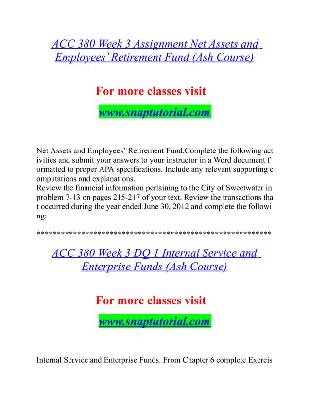 Acc 380 Effective Communication-snaptutorial.com