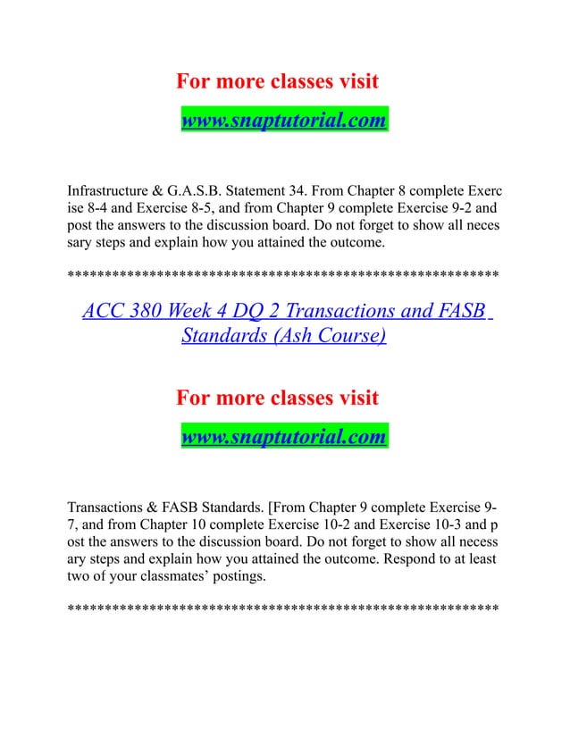 Acc 380 Effective Communication-snaptutorial.com | Free Download