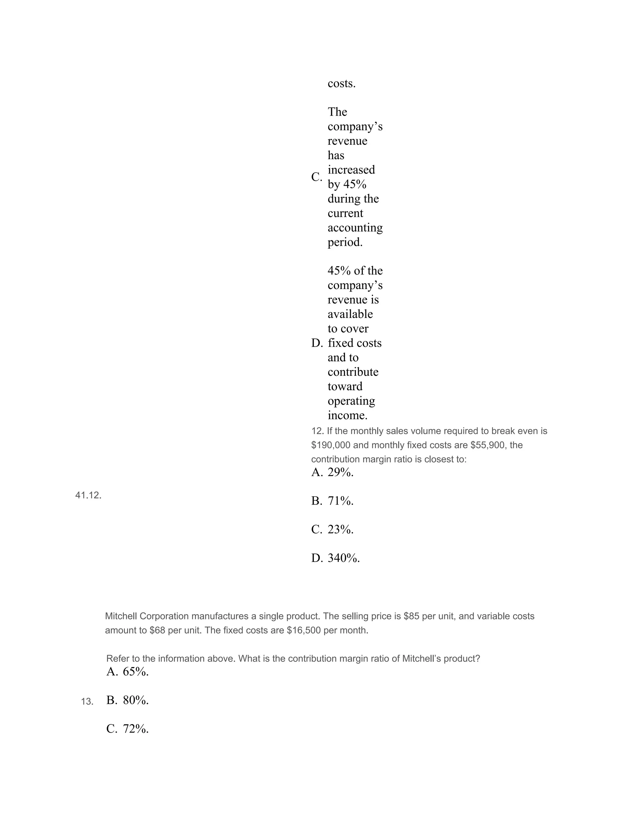 Acc 400 final exam answer | PDF