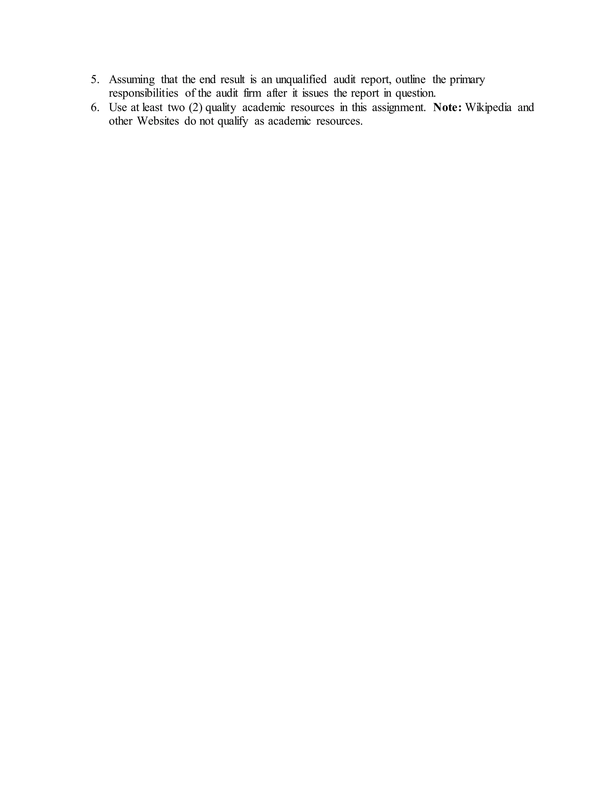 Acc 403 assignment 2 audit planning and control | DOCX