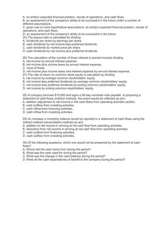 Acc 421 final exam | PDF