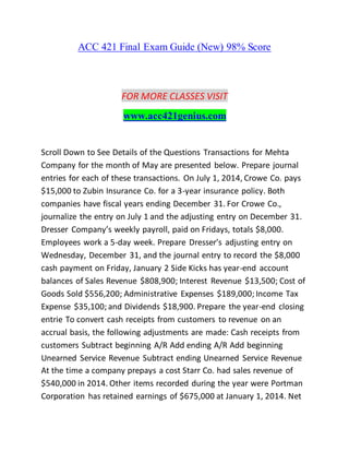 ACC 421 GENIUS Education Planning--acc421genius.com