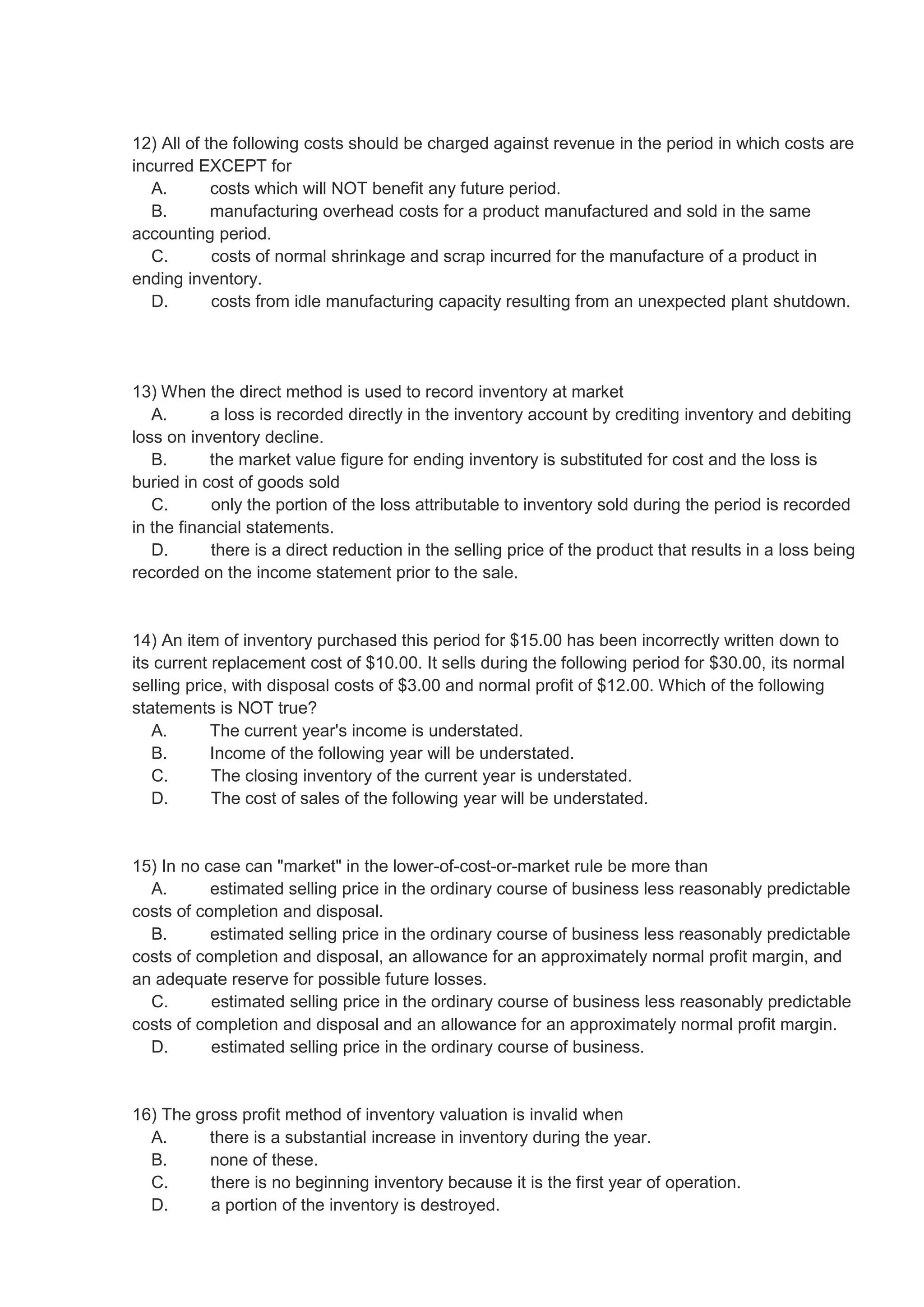 Acc 422 final exam | DOCX