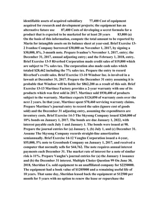 ACC 422 Final Exam Guide New | PDF